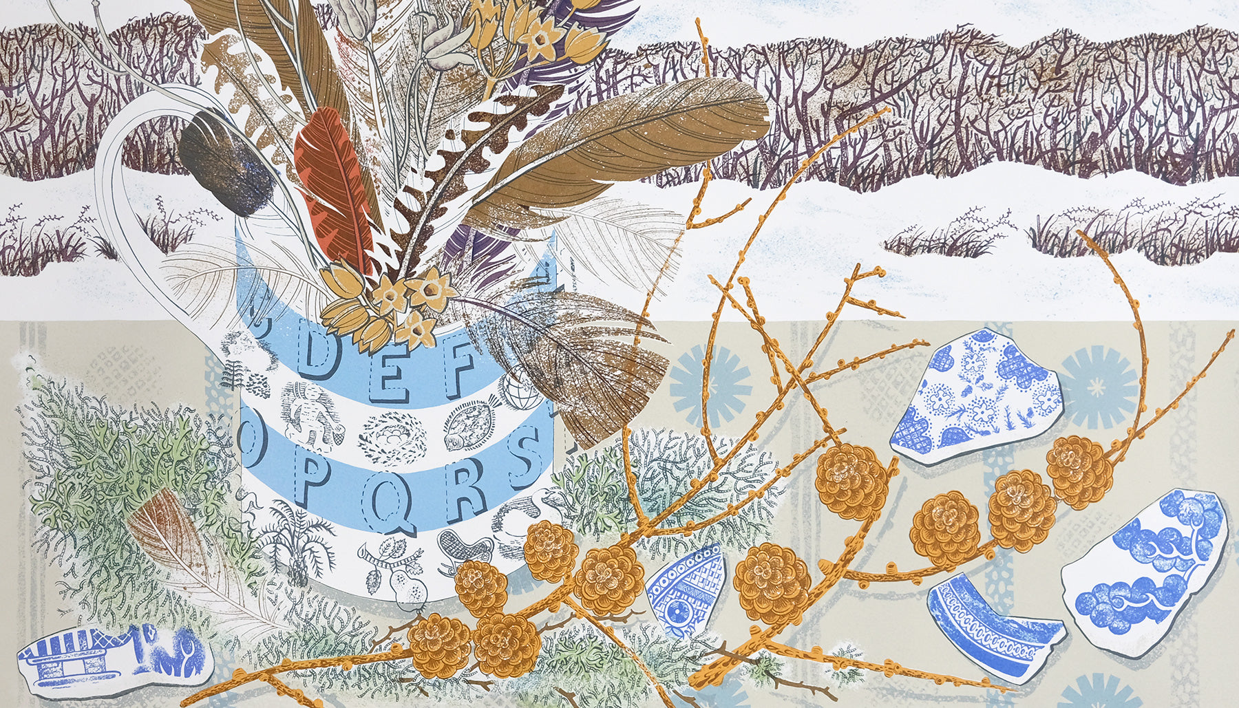 Angie Lewin – In Praise of Ravilious – Art Angels