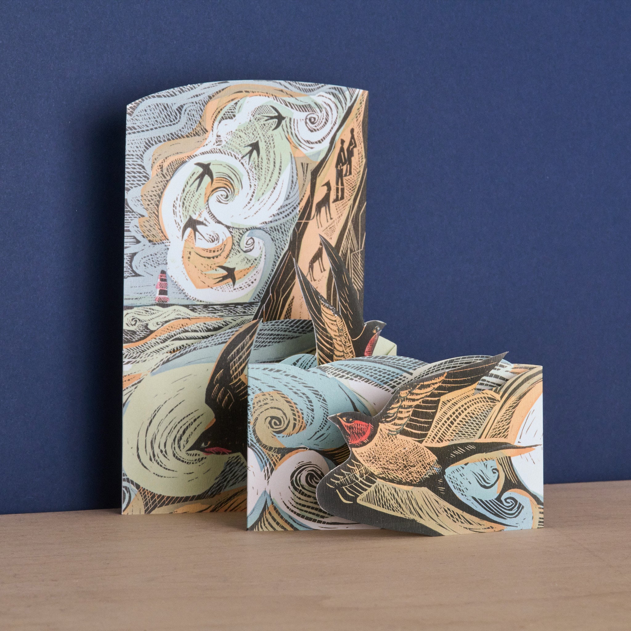 Cornish Swallows by Angela Harding – Art Angels