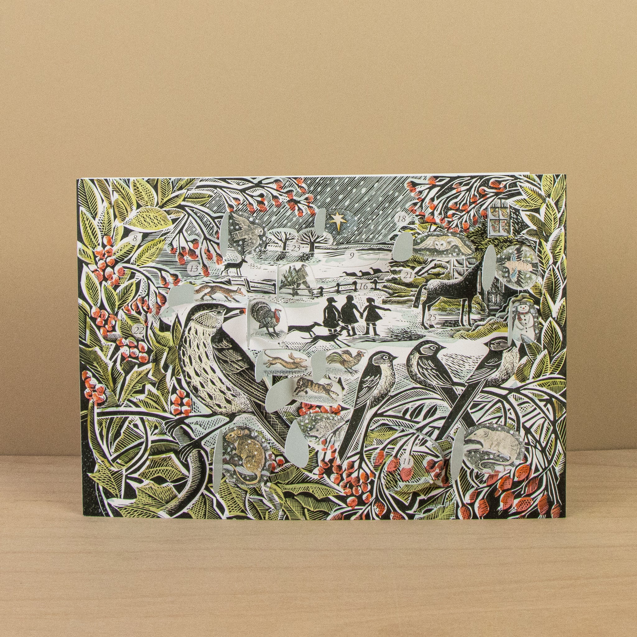 Holly Hedge Mini Advent by Angela Harding – Art Angels