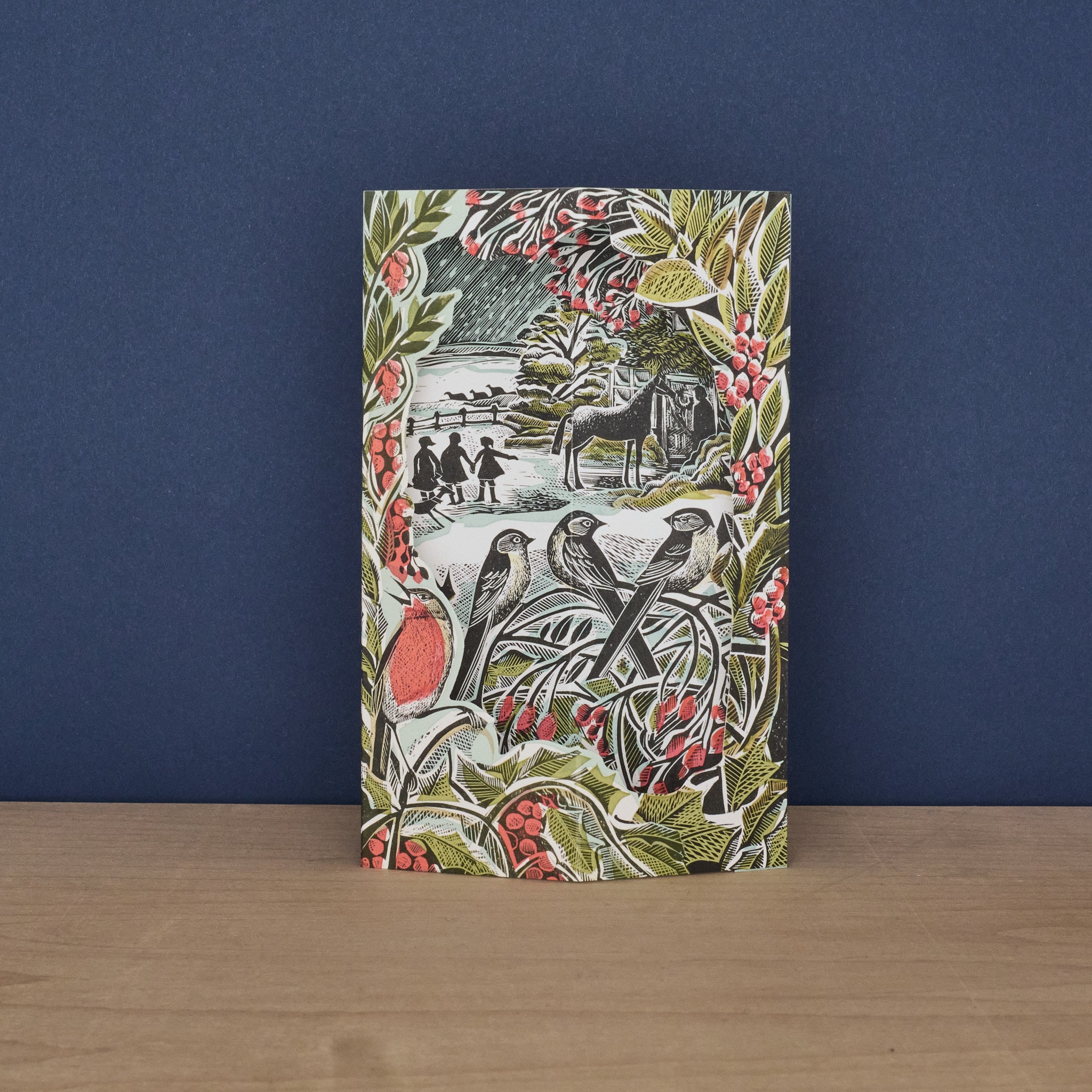 Holly Hedge And Home Die-Cut by Angela Harding – Art Angels