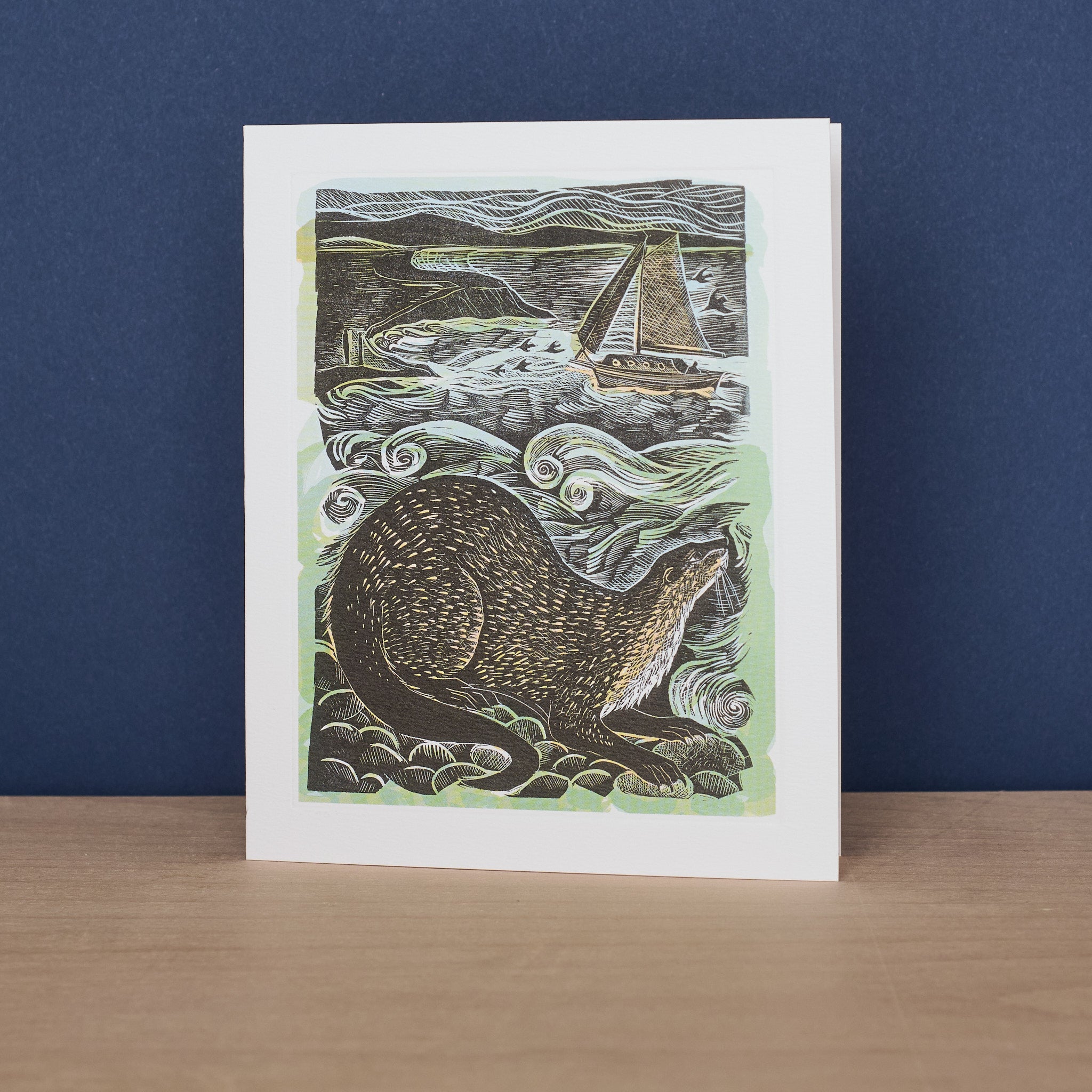 Shetland Otter And Windsong by Angela Harding – Art Angels