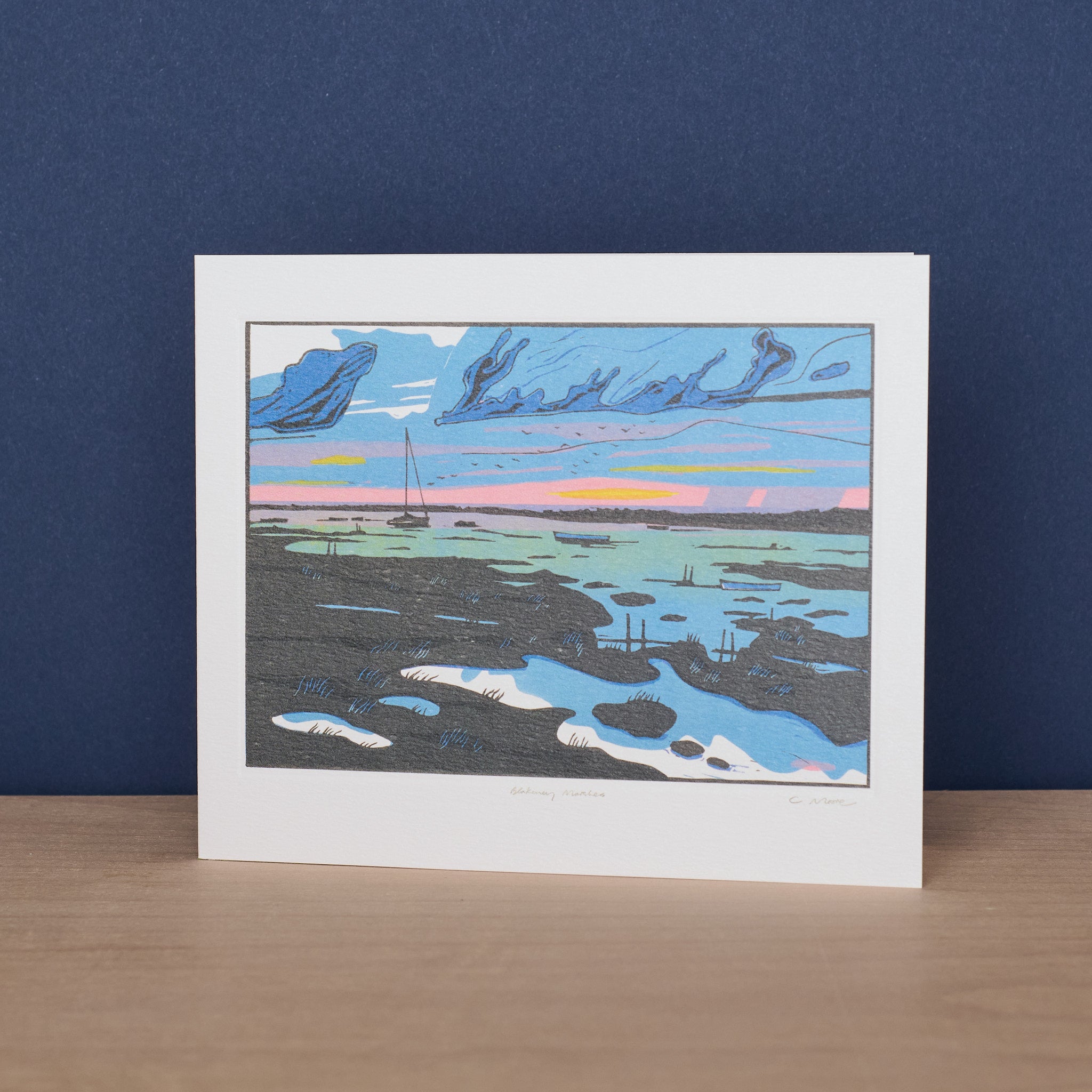 Blakeney Marshes by Colin Moore – Art Angels