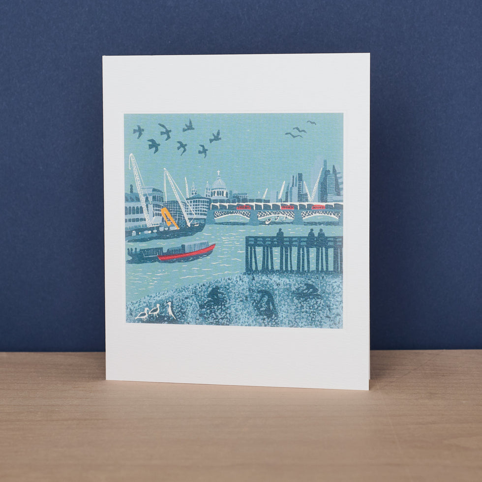 Thames From Gabriel's Wharf by Jennie Ing – Art Angels