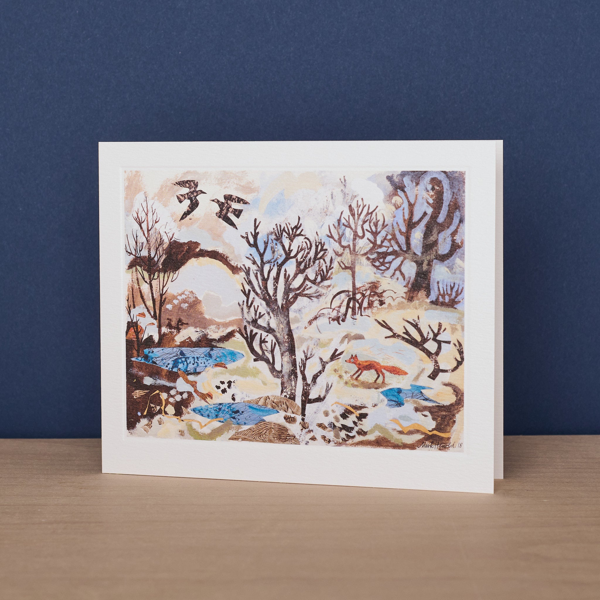 Winter Fox & Crows by Mark Hearld – Art Angels