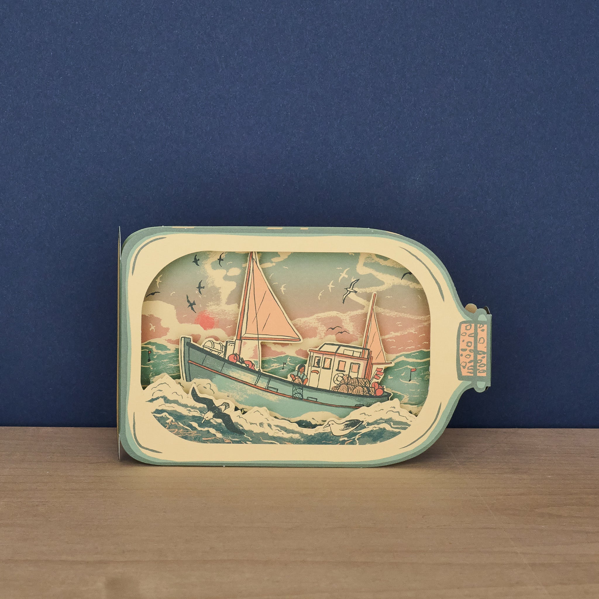 Fishing Boat In A Bottle by Tom Jay – Art Angels