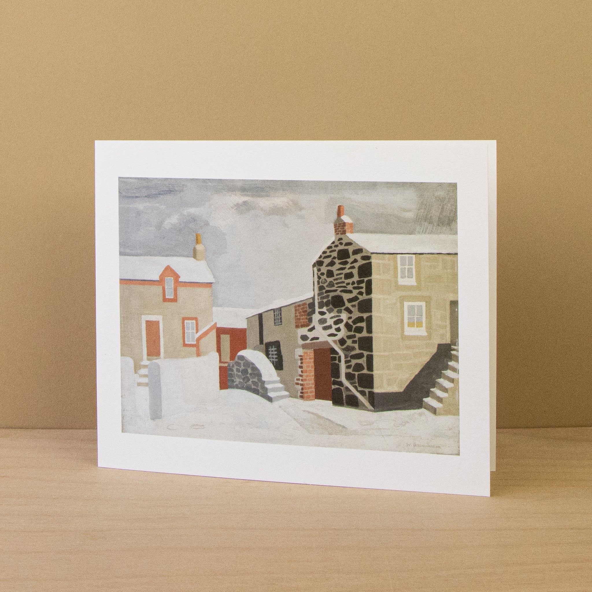Snow Scene, St. Ives by Wilhelmina Barns-Graham – Art Angels